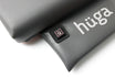 US-Made Hüga Heated Cushions in Anchor Grey Vinyl/White Logo